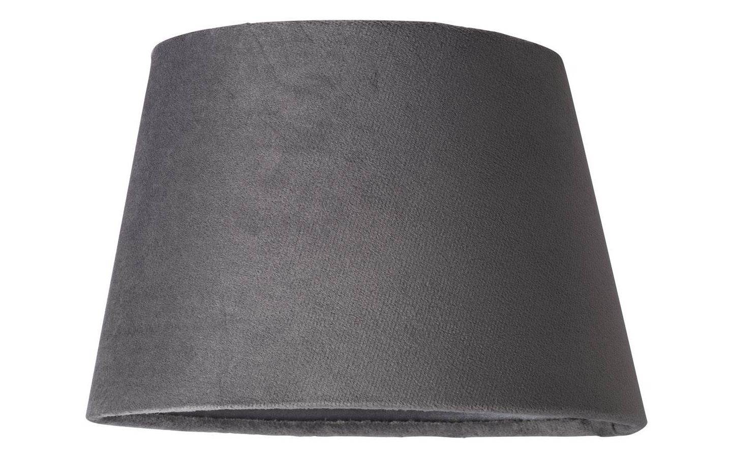 Köp Sammet Lampskärm 20,5cm Mörkgrå sammet från