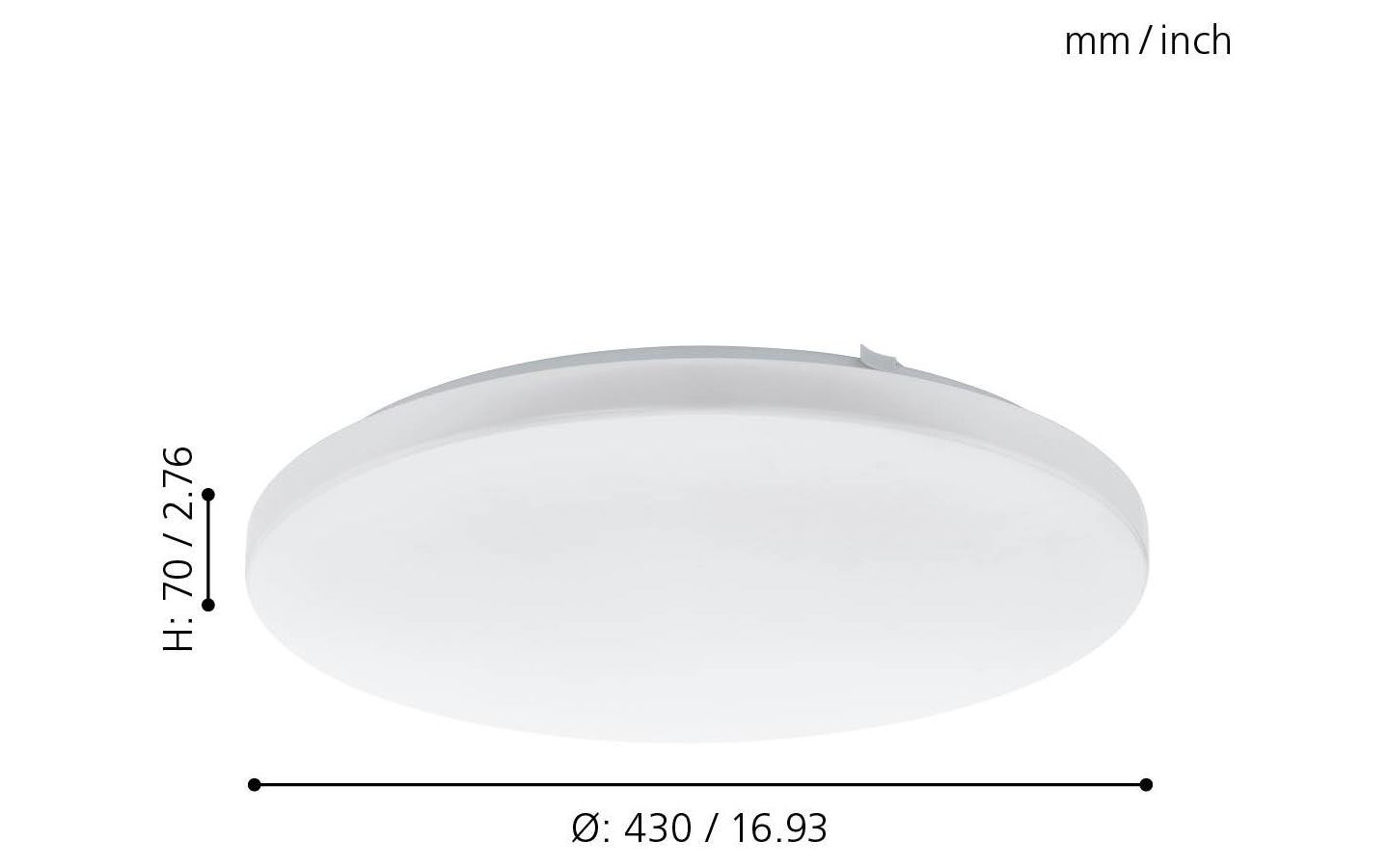 Köp Frania Plafond Vit från Eglo